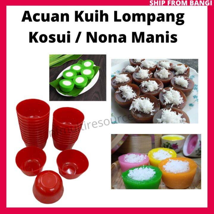 Acuan Kuih Lompang Apam Polkadot Nona Manis Kosui Kasui Mini Cup ...