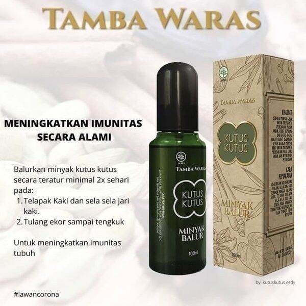 Obat Segala Macam Penyakit Minyak Gosok Kutus Kutus 100ml Tamba Waras