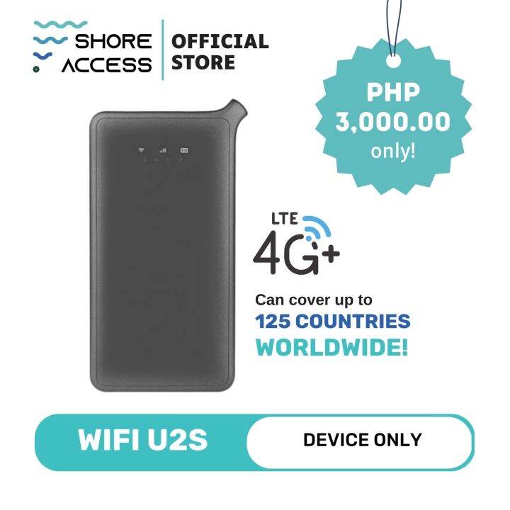WIFI u2s WITH 15GB 1 YEAR global coverage Portable Pocket Wifi Prepaid Wifi Hotspot | Lazada PH