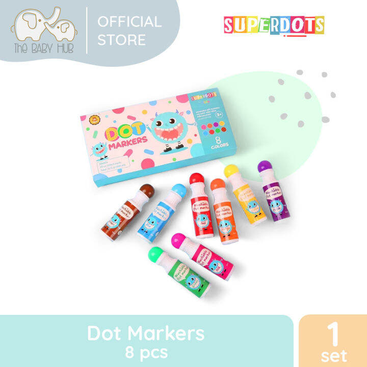 Superdots Big Dot Markers | Lazada PH