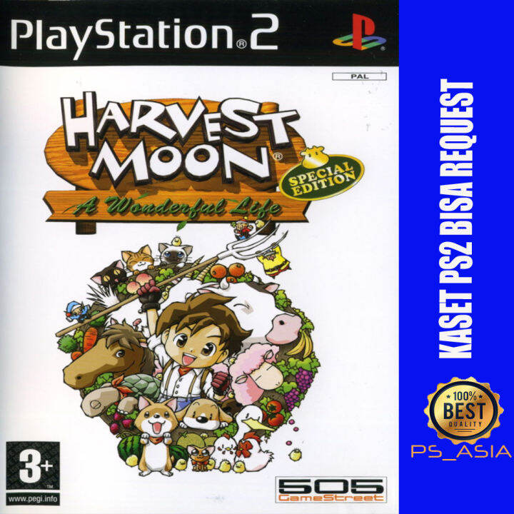 Kaset ps2 Harvest Moon - A Wonderful Life - Special Edition | Lazada ...