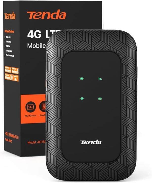 TENDA 4G180 LTE POCKET WIFI PORTABLE WIFI (MAXIS,CELCOM,DIGI,UMOBILE ...