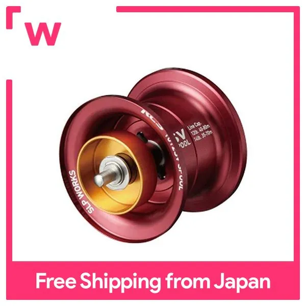Daiwa SLP WORKS Spool RCS Baitcasting SV Spool 1012SV Bait Reel Red ...