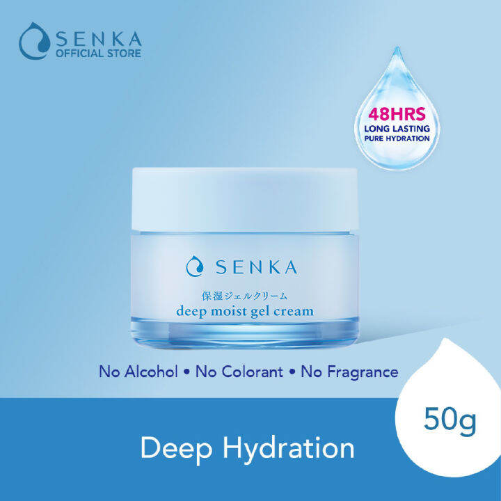 Senka Deep Moist Gel Cream 50g | Lazada