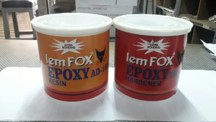 Lem Fox Epoxy 2 Komponen Resin AD 102 Hardener VR 503 1 kg | Lazada ...