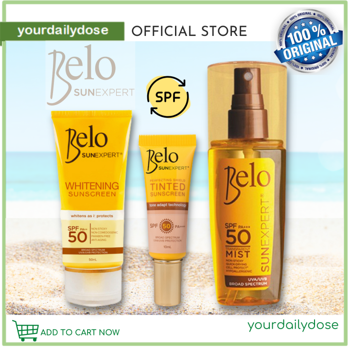Belo Sun Expert Mist | Whitening sunscreen | Tinted sunscreen SPF 50 ...