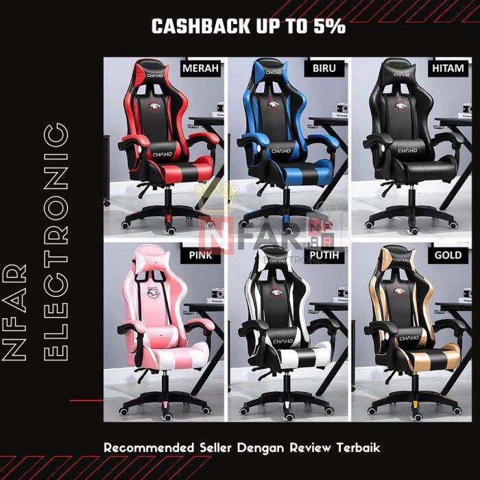 Kursi Gaming Murah Pink Kursi Gaming Kualitas Premium Untuk Main Game ...