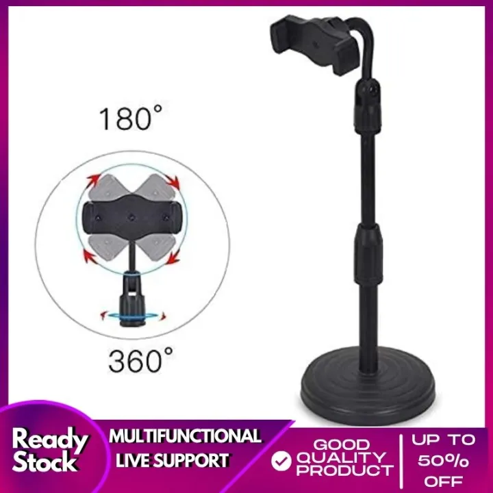 Ready Stock Retractable Mobile Phone Stand For Net Class Live Broadcast ...