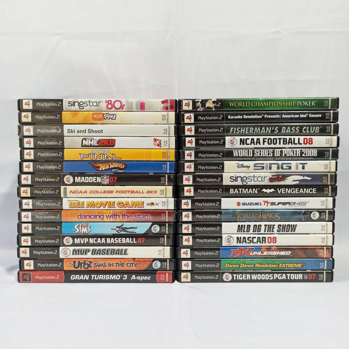 PS2 Games - NTSC-U/C REGION ONLY - Original Playstation 2 Video Game CD ...