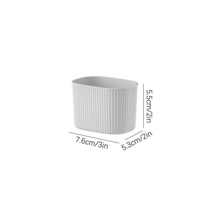 Yiyoo กล่องเก็บเครื่องสำอางตั้งโต๊ะอุปกรณ์อาบน้ำกล่องจัดระเบียบภาชนะ ...