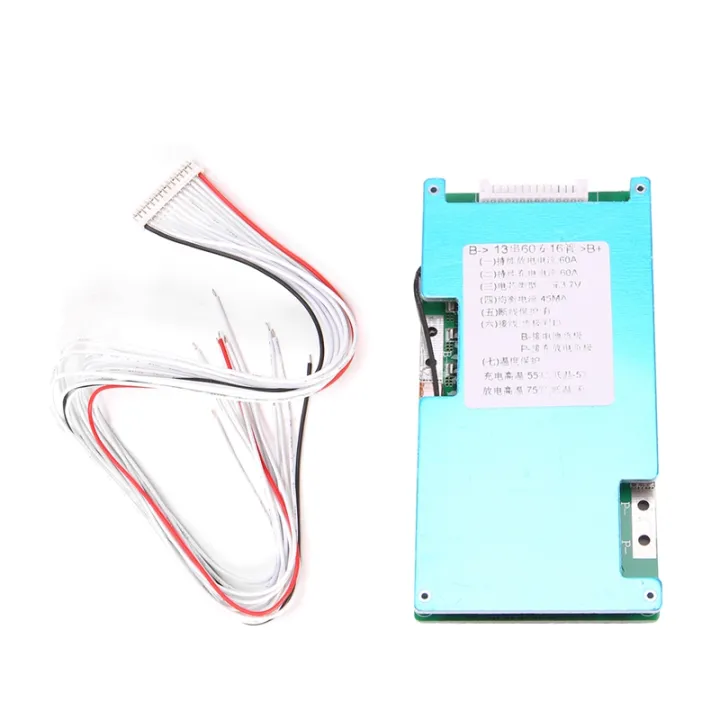 BMS 13S 48V Lithium 18650 Battery Packs Charge Board Balanced Equalizer ...