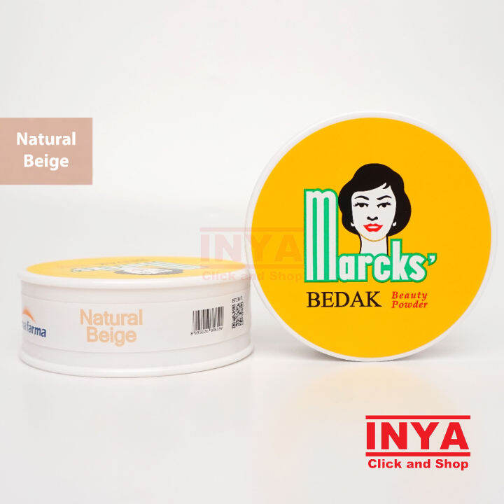 MARCKS NATURAL BEIGE BEDAK BEAUTY POWDER 40gr - Talcum Powder | Lazada ...