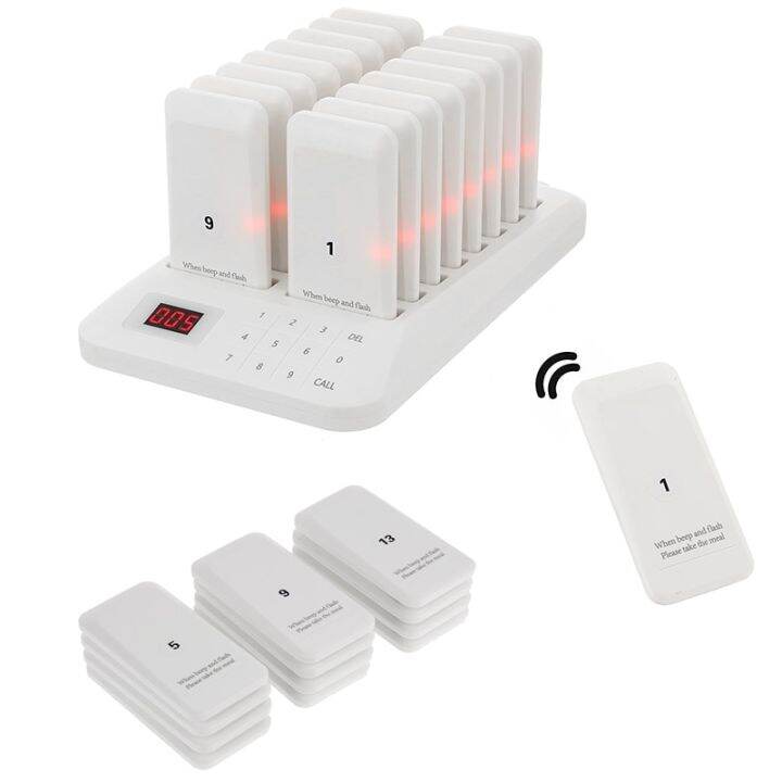 Calling System Wireless Paging Queue System 16 Channels Restaurant ...
