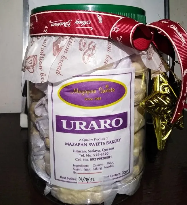 Uraro Christmas gift Arrowroot Biscuits Cookies in Christmas Plastic ...