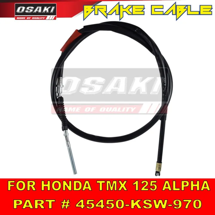 OSAKI TMX 125 ALPHA Cables (Brake, Clutch, Speedometer, Throttle ...