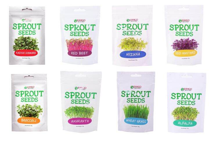 Ramgo's Sprouting Micro Greens Seed Packets - Sold per Pack per Variety ...