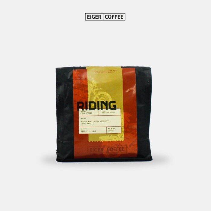 Biji Kopi Eiger Coffee Roasted Beans Riding Bagus - 100gr | Lazada ...