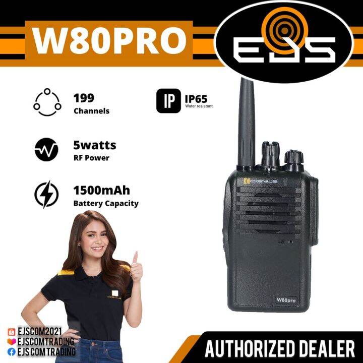 CIGNUS W80 PRO SINGLE BAND TWO WAY RADIO | Lazada PH