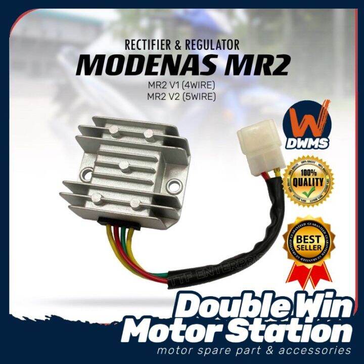 MODENAS MR2 V1 / V2 RECTIFIER & REGULATOR (4WIRE/5WIRE) REC & REG | Lazada