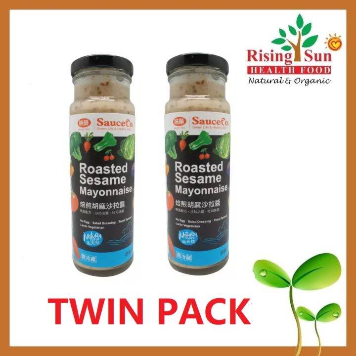 Sauce Co Roasted Sesame Mayonnaise (Lacto Vegetarian) 220g - Twin Pack ...