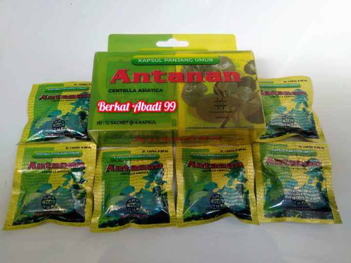 Antanan Kapsul Panjang Umur 6 Sachet ( 1 Sachet 4 Kapsul ) | Lazada ...