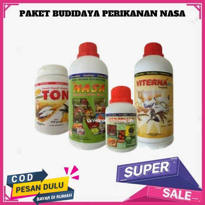 PAKET BUDIDAYA PERIKANAN NASA / ( viterna 500 cc, poc nasa 500 c ...
