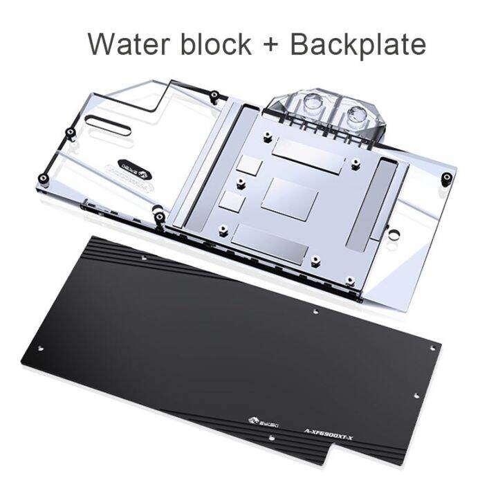 Bykski Water Cooling Block ใช้สำหรับ XFX Radeon RX 6800 XT Speedster ...