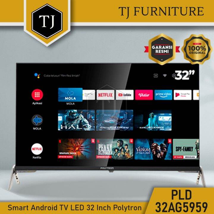 Polytron Smart Android TV LED 32″ HD 32 Inch PLD 32AG5959 32 AG 5959 PLD-32AG5959 | Lazada Indonesia