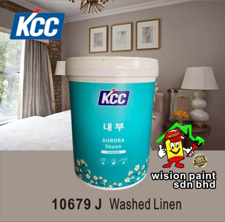10679J WASHED LINEN 1L / 5L /15L KCC AURORA ( SHEEN ) - INTERIOR PAINT ...