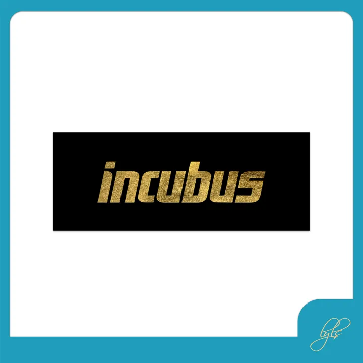 INCUBUS Waterproof Vinyl Sticker for Motorcycle, Bike, Laptop, Tumbler, Journal, Planner, Guitar ...