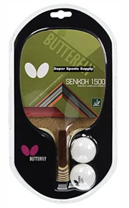 Butterfly SENKOH 1500 Penhold Table Tennis Racket Ping Pong Bat w ...