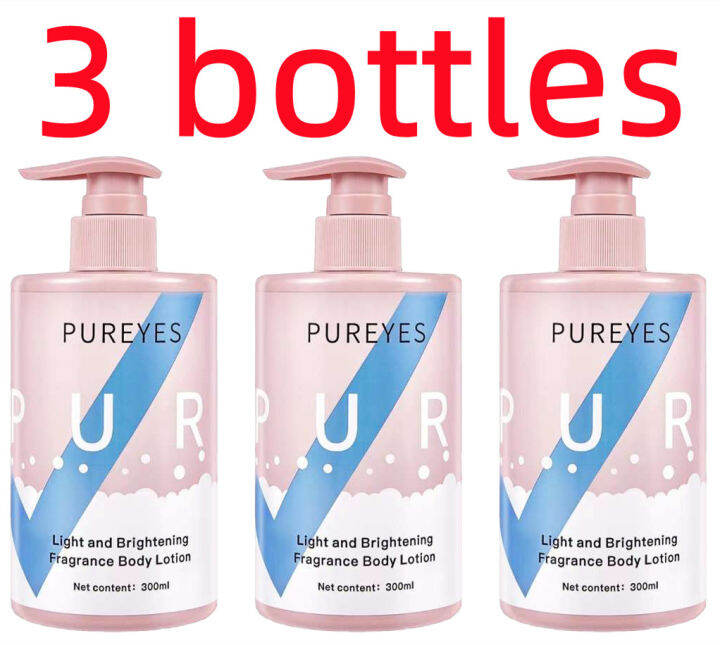 3 BOTTLE PUREYES (Moisturizing) Amino Acid Cream Mousse Lotion 300ml ...