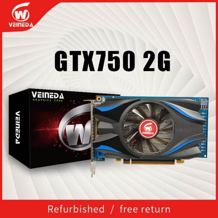 Veineda Graphic Card GPU GTX750 2GB GDDR5 Video Card For Nvidia Geforce Games Strong Than GTX650 ...