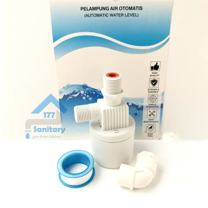 Kran otomatis VERTICAL velco 3/4 in ori -keran air pelampung air toren ...