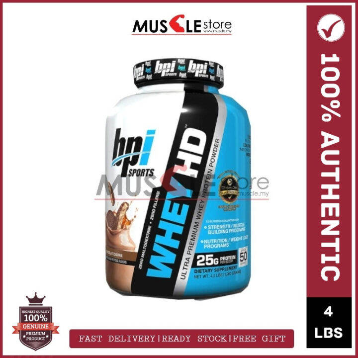 BPI Sports Whey HD 4Lbs - Whey Protein Powder, Muscle Building, Lean ...