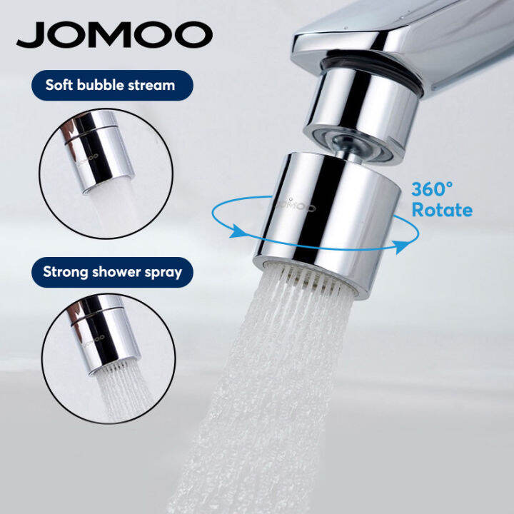 JOMOO Universal Movable Water Saving Splash Filter Faucet Spray Head ...