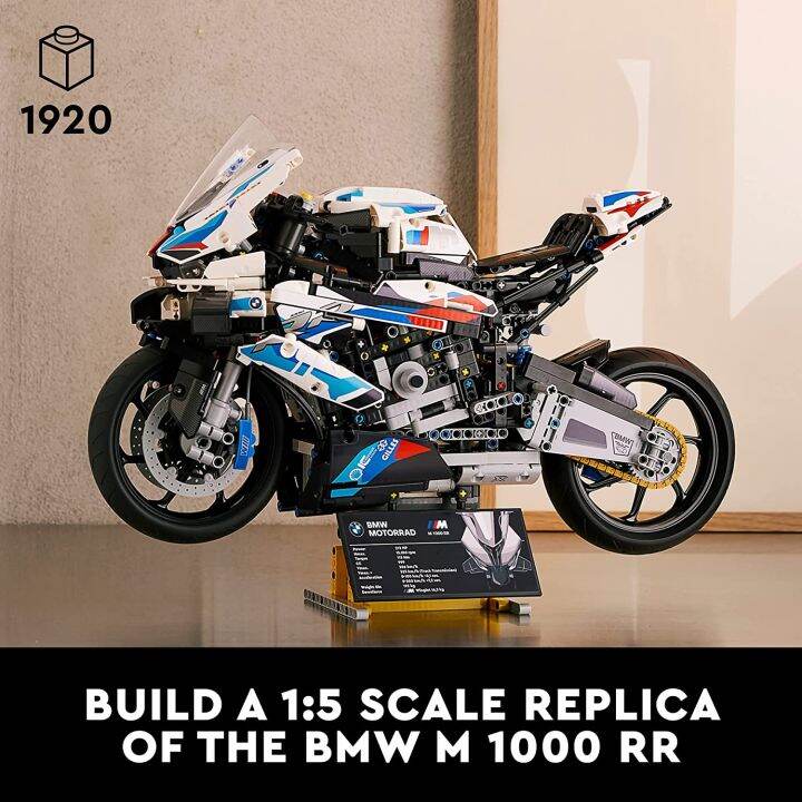 Brick Makers' Kingdom Lego Compatible Technic BMW 1000RR Motorcycle ...