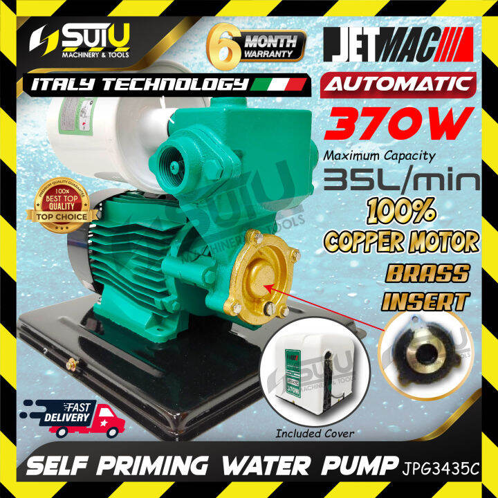 JETMAC JPG3435C Self Priming Water Pump 370W | Lazada