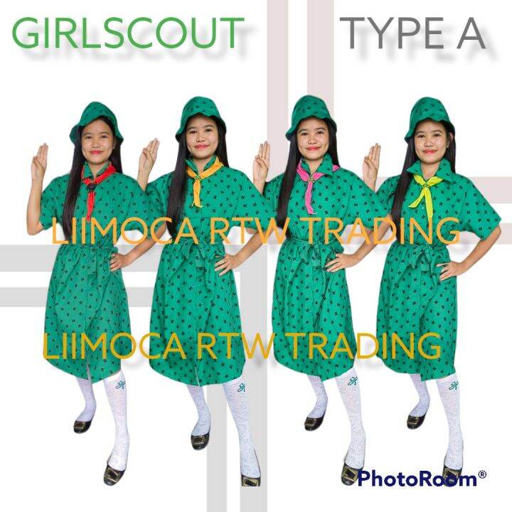 L.CO'S SCHOOL UNIFORM CAMPING SCOUT TYPE A DRESS (GSP) SET WITH CAP ...