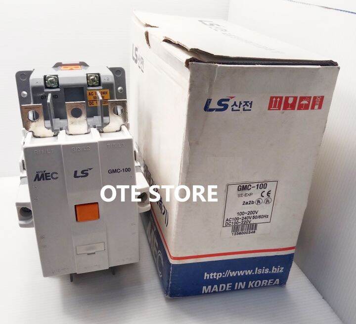 LS GMC-100 100-240VAC/DC100-220V 3POLE Magnetic Contactor (MADE IN ...