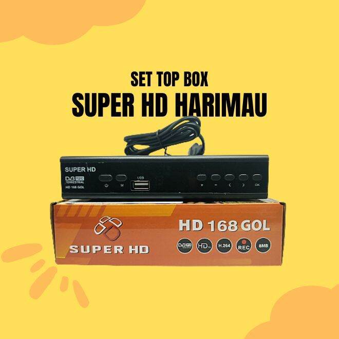 Set Top Box Tiger SUPER HD 168 GOL DVBT2 Digital Satelit Receiver ...