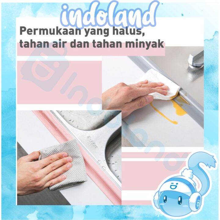 ☀ INDOLAND ☀ R554 Tape Perekat Sticker Anti Jamur Air Minyak PVC ...