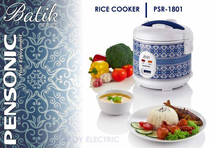 PENSONIC BATIK SERIES 1.8L RICE COOKER PSR-1801 | Lazada