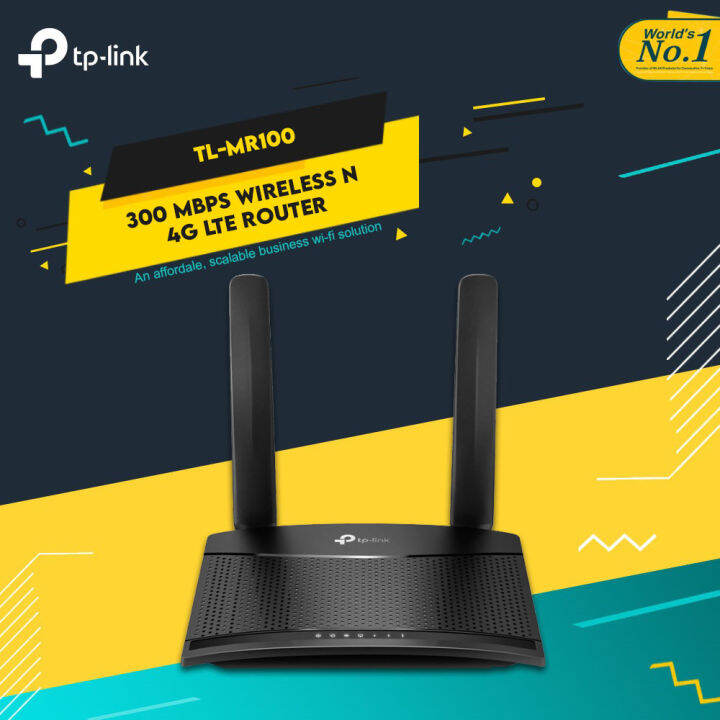 tp-link TL-MR100 300 Mbps Wireless N 4G LTE Router | Router | Wireless ...