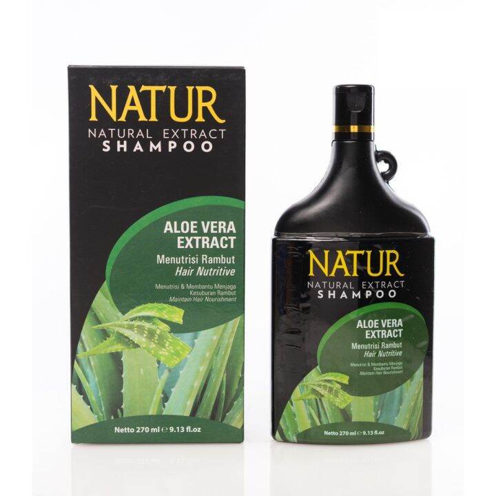 Natur Shampoo With Aloe Vera Extract 270ml | Lazada Indonesia