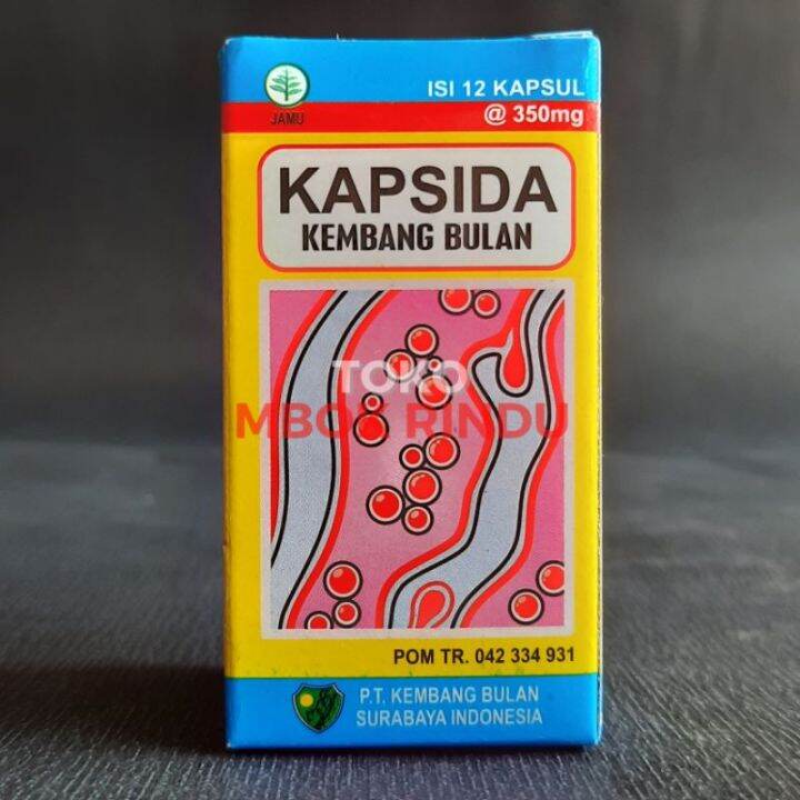 Kapsida Kapsul Bersih Darah Kembang Bulan (Isi 12 Kapsul) | Lazada ...