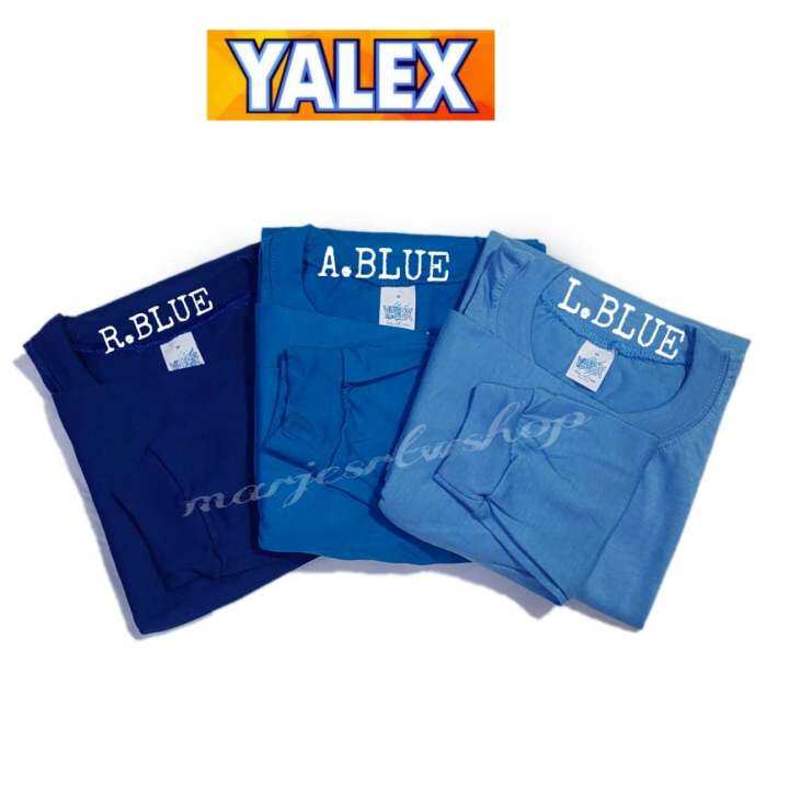 Long Sleeve for Mens YALEX Light blue, Aqua blue, Royal blue. | Lazada PH