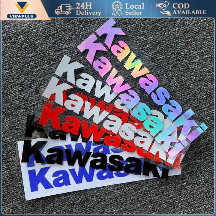 Motorcycle Sticker Waterproof Reflective Pull Flower For Kawasaki ...