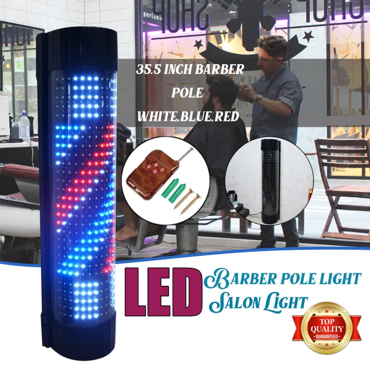 LED Barber Pole Light 90cm Perfect for Barber Shop | Lazada PH