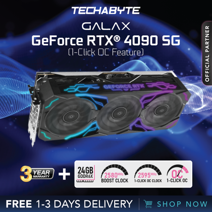 GALAX GeForce RTX 4090 | 1-Click OC | 24GB GDDR6X | Gaming Graphics ...